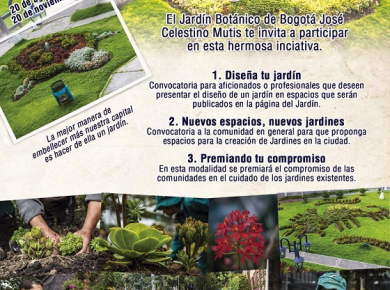 Participe en el primer concurso de jardines: 'Bogotá un Jardín' | Bogota.gov.co